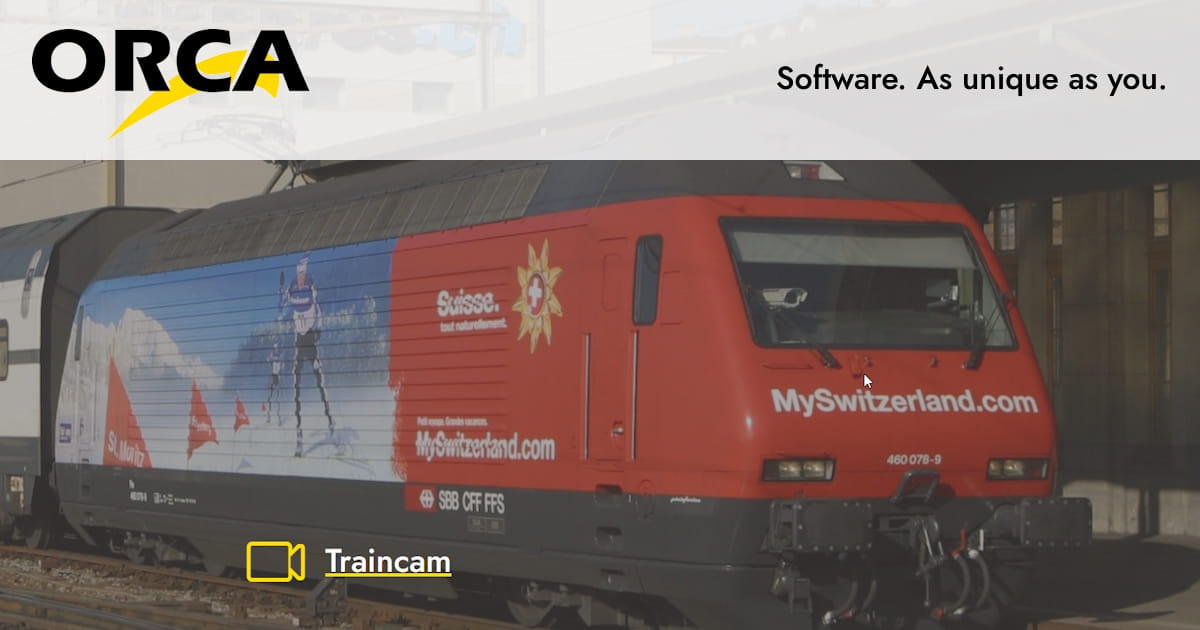 Traincam: Einzigartige Einblicke in die Reise mit der SBB Re 460 078-9